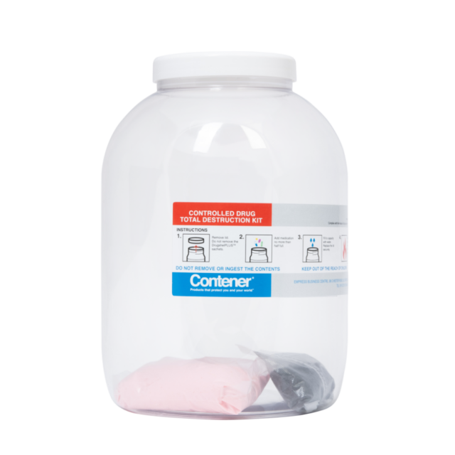 5 Litre Controlled Drug Total Destruction Kit - Contener - Controlled ...