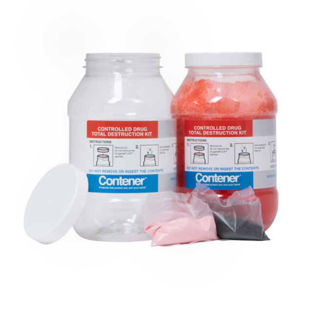 500ml Controlled Drug Total Destruction Kit - Contener - Controlled ...